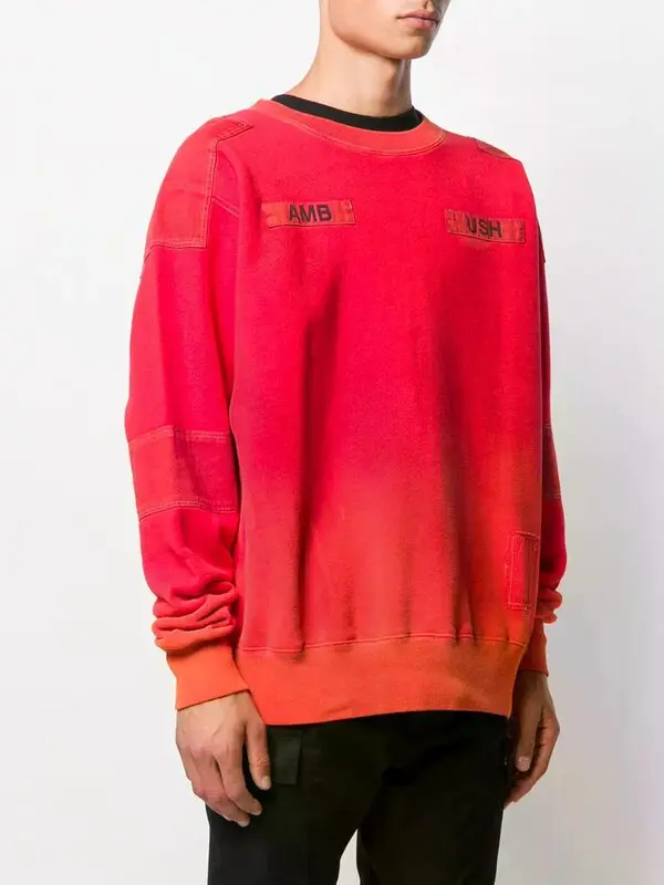 AMBUSH Stitched Logo Sweatshirt - Orange