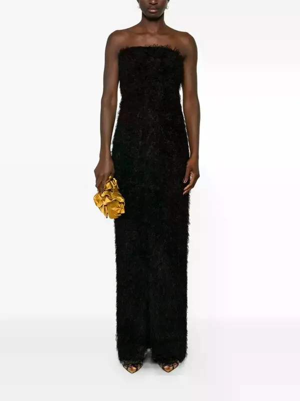 TOTEME Strapless Fil-coupé Dress
