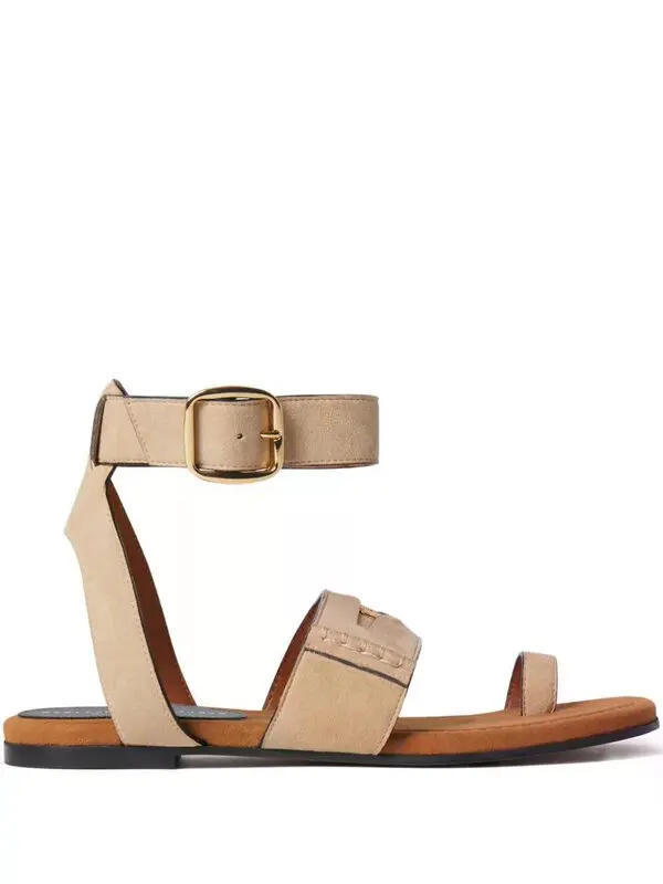 Stella McCartney Suede Sandals With Buckle Fastening