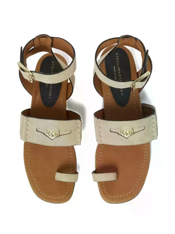 Stella McCartney Suede Sandals With Buckle Fastening