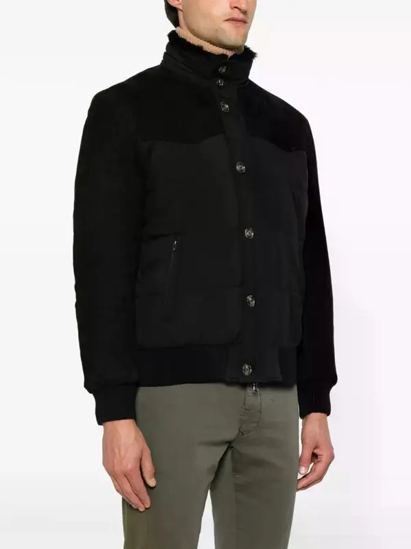 BARBA NAPOLI Mock-neck Puffer Jacket