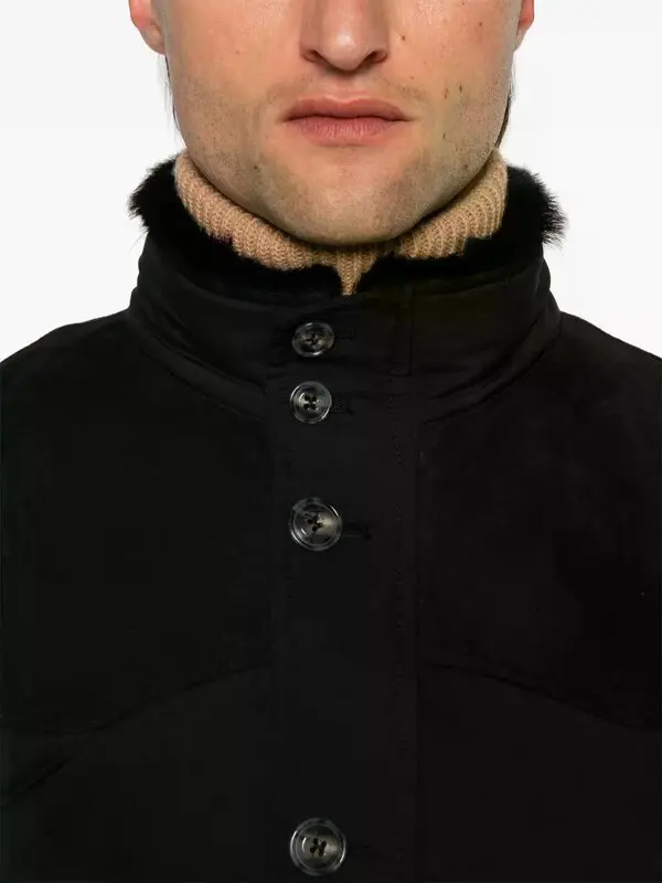 BARBA NAPOLI Mock-neck Puffer Jacket