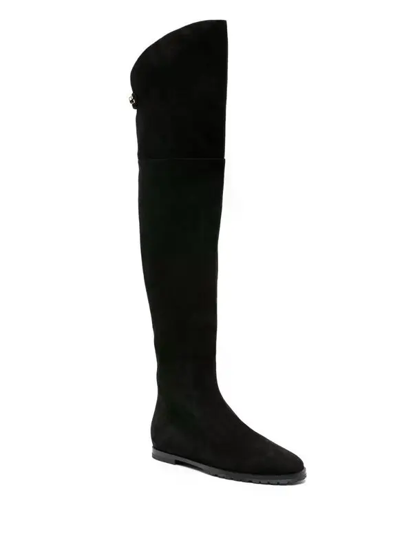 MAISON SKORPIOS Stefania Knee-high Suede Boots