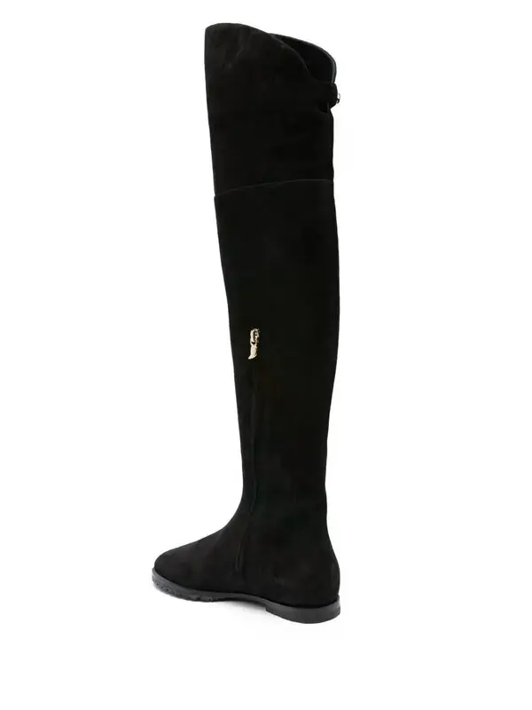 MAISON SKORPIOS Stefania Knee-high Suede Boots