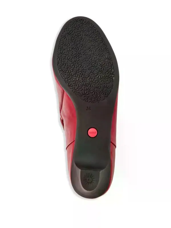 Camper Round-toe Leather Ankle Boots