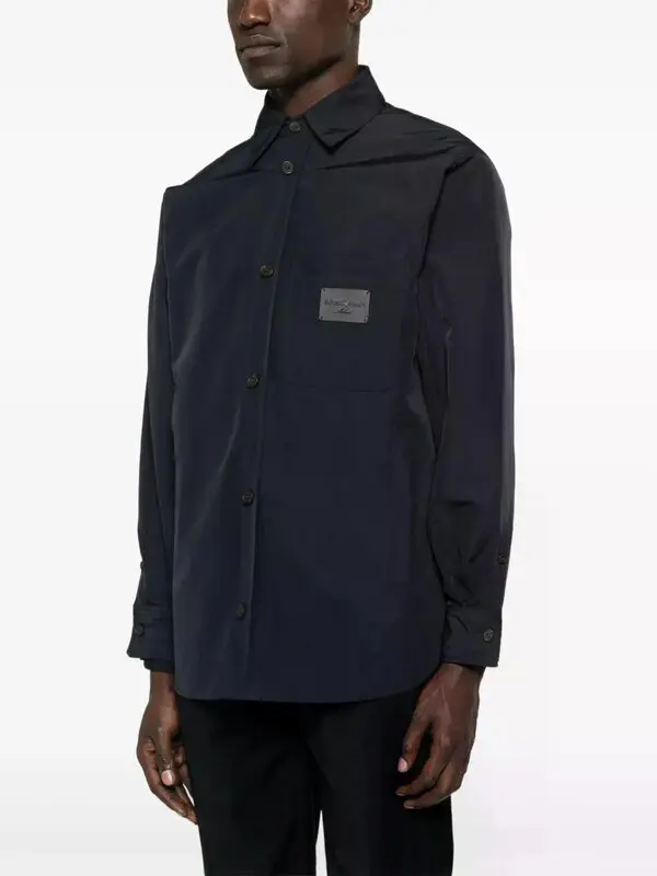 Emporio Armani Logo-patch Shirt Jacket