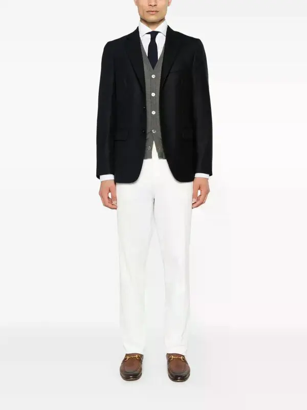 Boglioli Virgin Wool Blazer - Blue