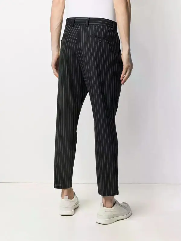 Dolce & Gabbana Cropped Pinstripe Trousers