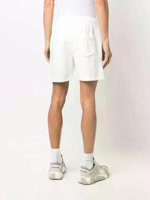 Casablanca Embroidered Logo Sweat Shorts - White
