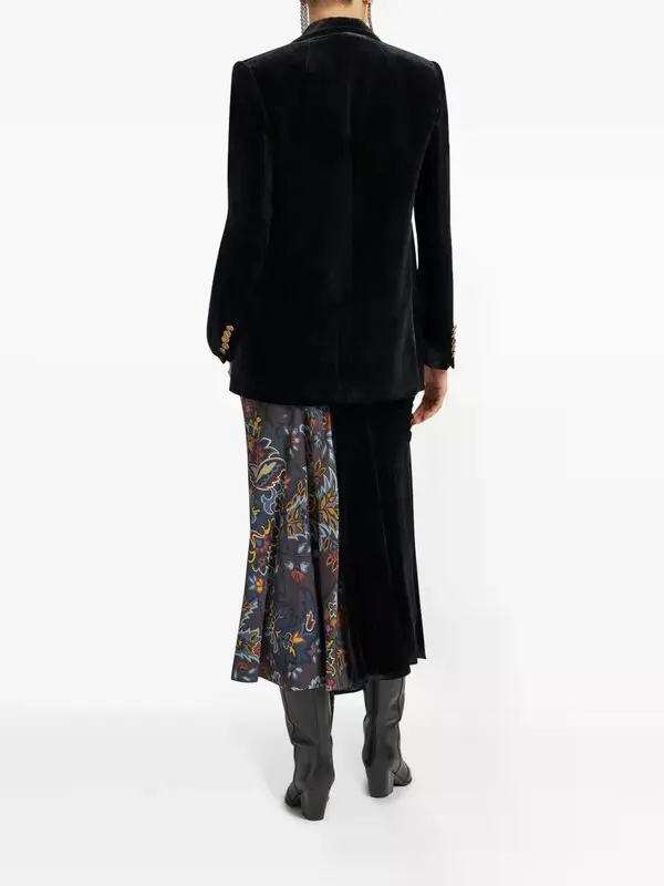 Etro Velvet Single-breasted Blazer