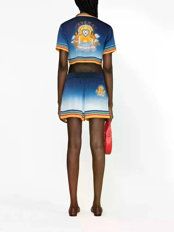 Casablanca Studio De Musique Silk Shorts