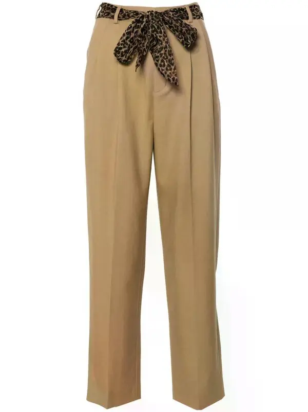 Saint Laurent Pleated Virgin Wool Trousers