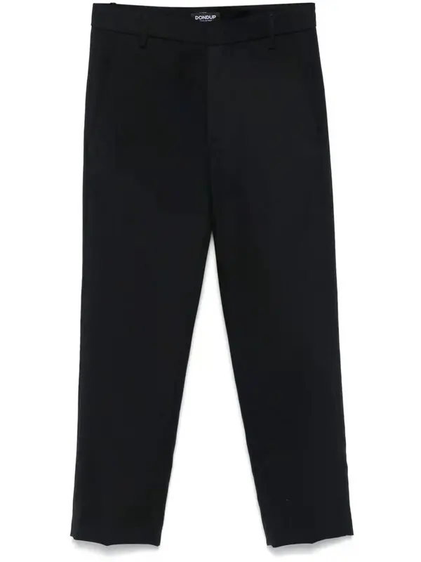 DONDUP Tapered Virgin Wool Trousers