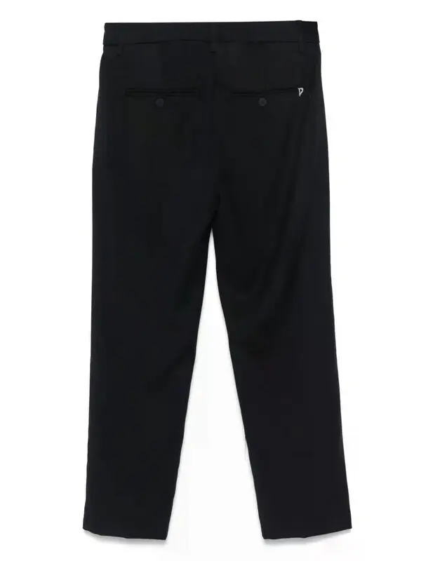 DONDUP Tapered Virgin Wool Trousers