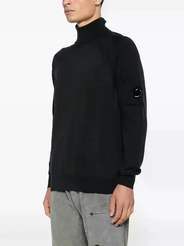 C.P. COMPANY Roll-neck Virgin Wool-blend Sweater