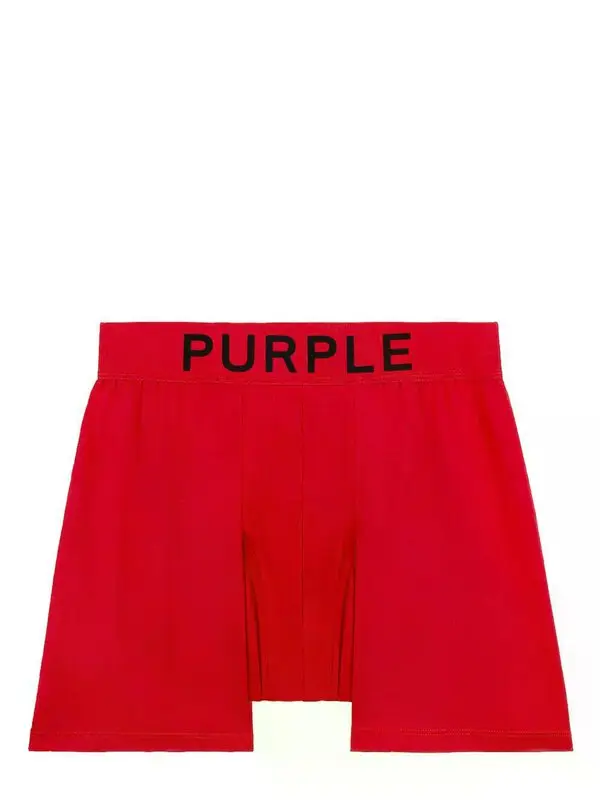 PURPLE BRAND Logo-print Boxer Briefs - Red