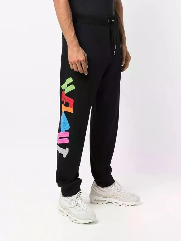 Helmut Lang 3d Logo Track Pants - Black