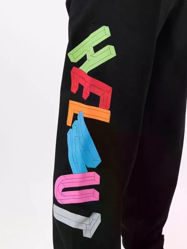 Helmut Lang 3d Logo Track Pants - Black