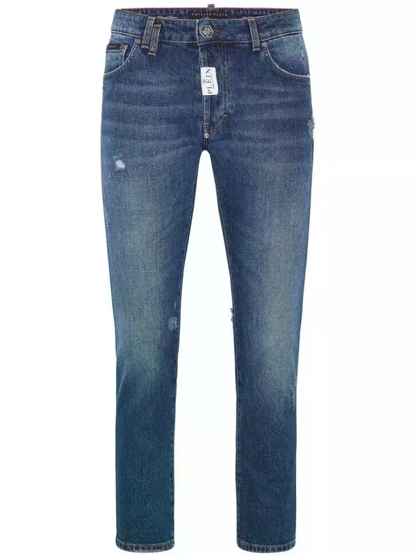 Philipp Plein Skinny Fit Jeans - Blue