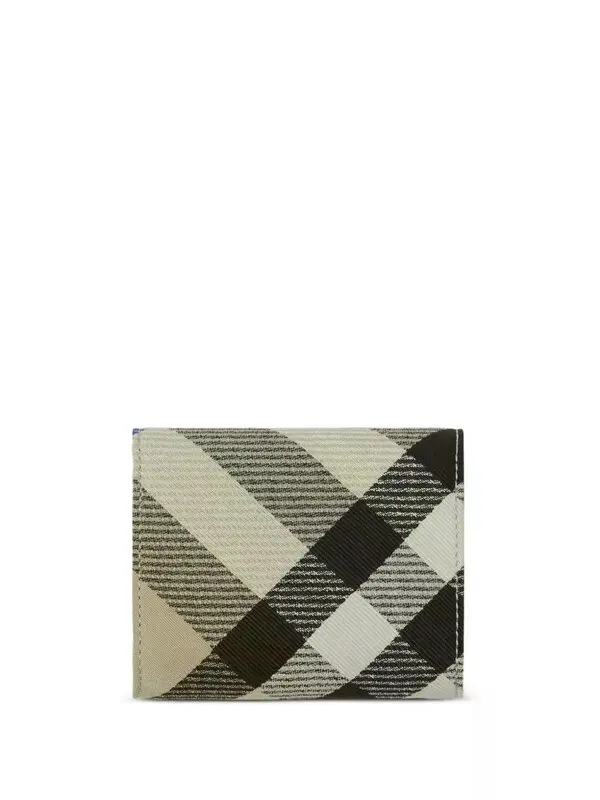 Burberry Check-pattern Fold-over Wallet