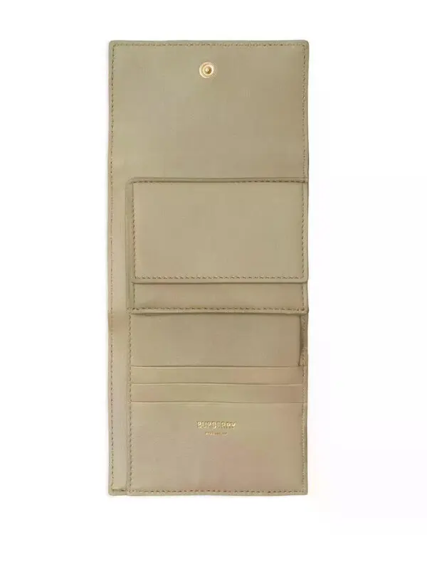 Burberry Check-pattern Fold-over Wallet