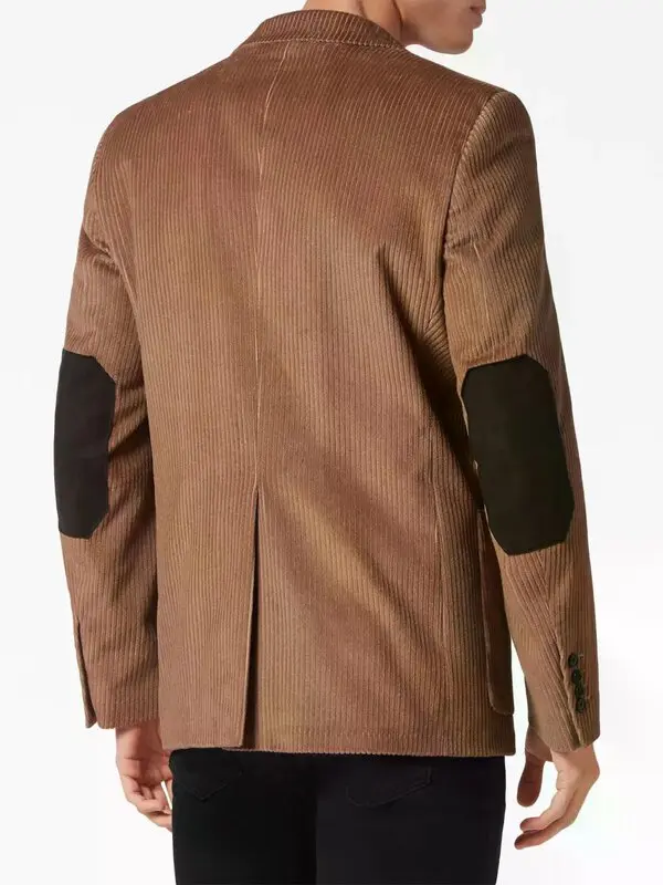 Philipp Plein Single-breasted Corduroy Blazer