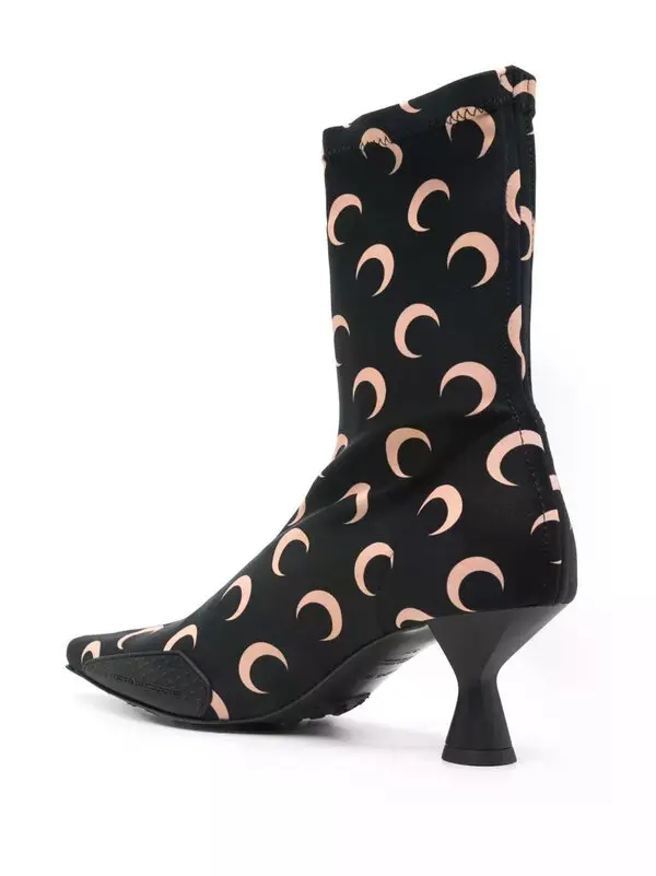 MARINE SERRE 60mm Moon-printed Jersey Boots