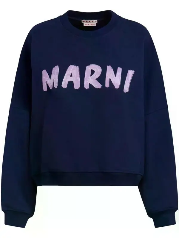 Marni Logo-print Cotton Sweatshirt