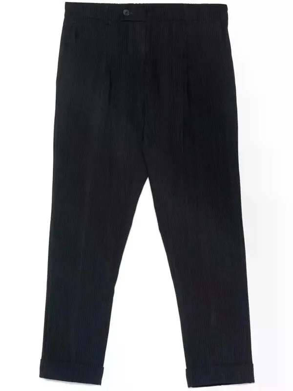 D4.0 Seersucker Trousers In Oxford