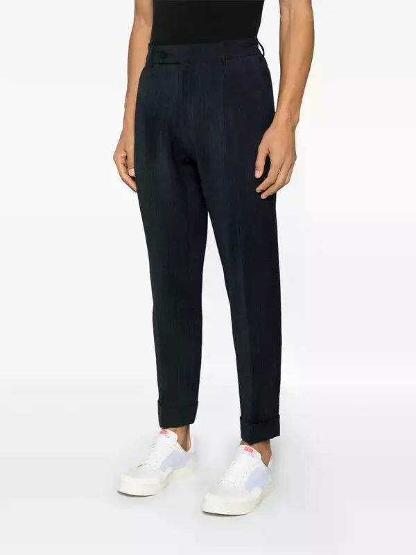 D4.0 Seersucker Trousers In Oxford