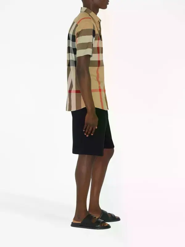 Burberry Slim Fit Check Cotton Shirt