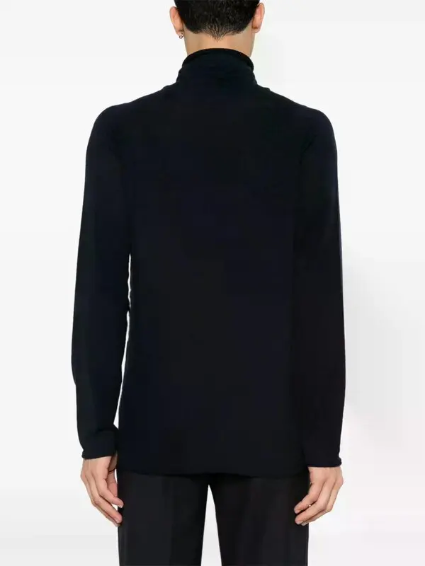 ROBERTO COLLINA High-neck Merino Wool Blend Sweater