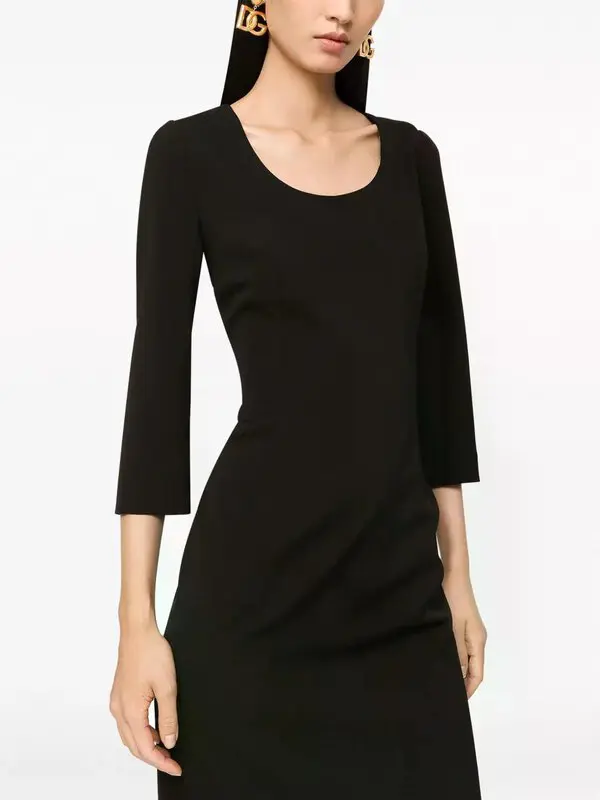 Dolce & Gabbana Midi Wool-blend Dress