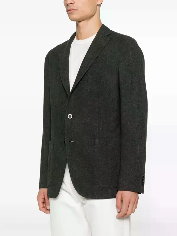 Boglioli Single-breasted Blazer - Green