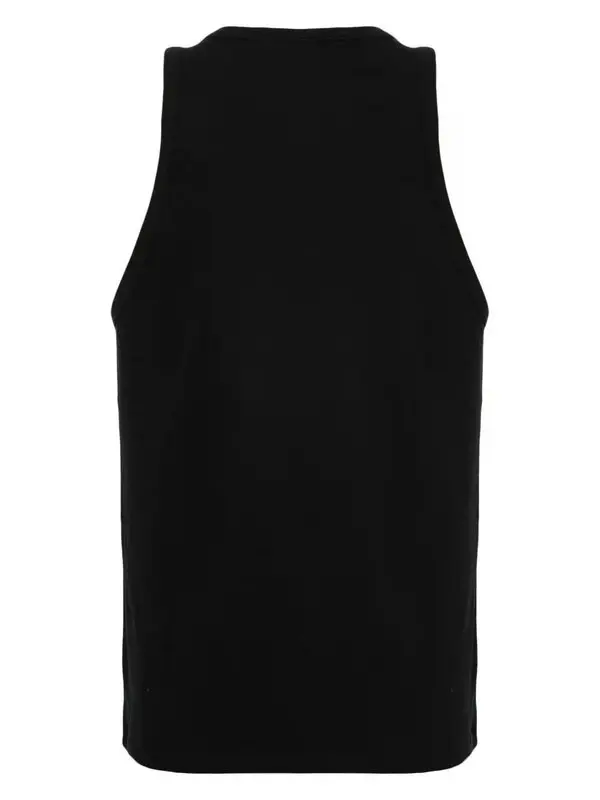 Versace Medusa Round Neck Tank Top - Black