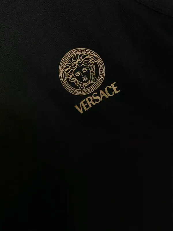Versace Medusa Round Neck Tank Top - Black