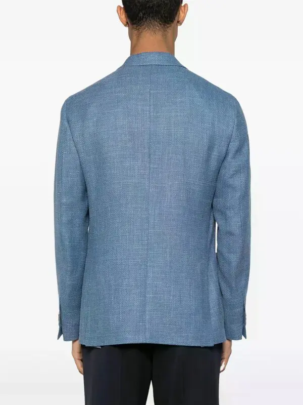 LARDINI Single-breasted Blazer - Blue