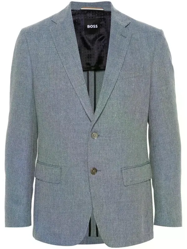 BOSS Chevron-pattern Blazer