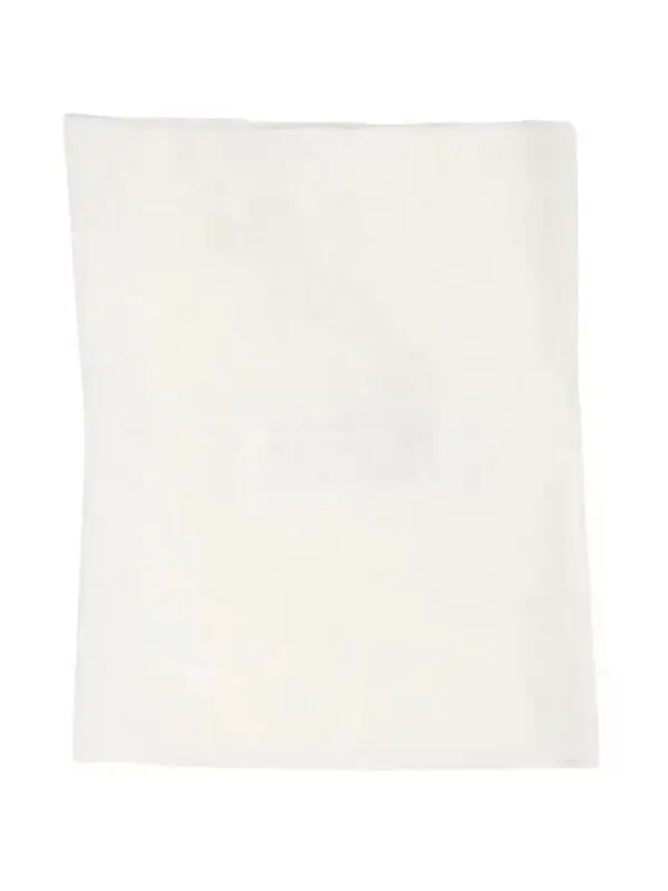 MAISON MARGIELA Four-stitch Wool Neck Warmer - White