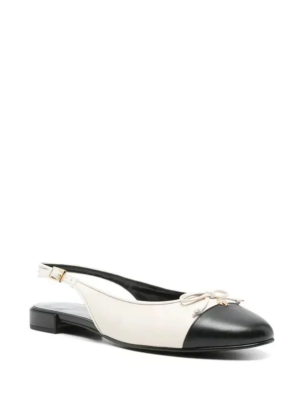 Tory Burch Cap-toe Slingback Ballet Flats