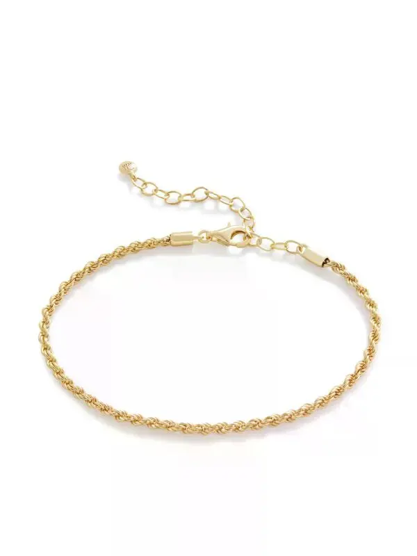 Monica Vinader 18k Yellow Vermeil Rope Chain Bracelet - Gold