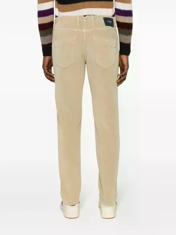 Incotex Slim-cut Cotton Trousers - Neutrals
