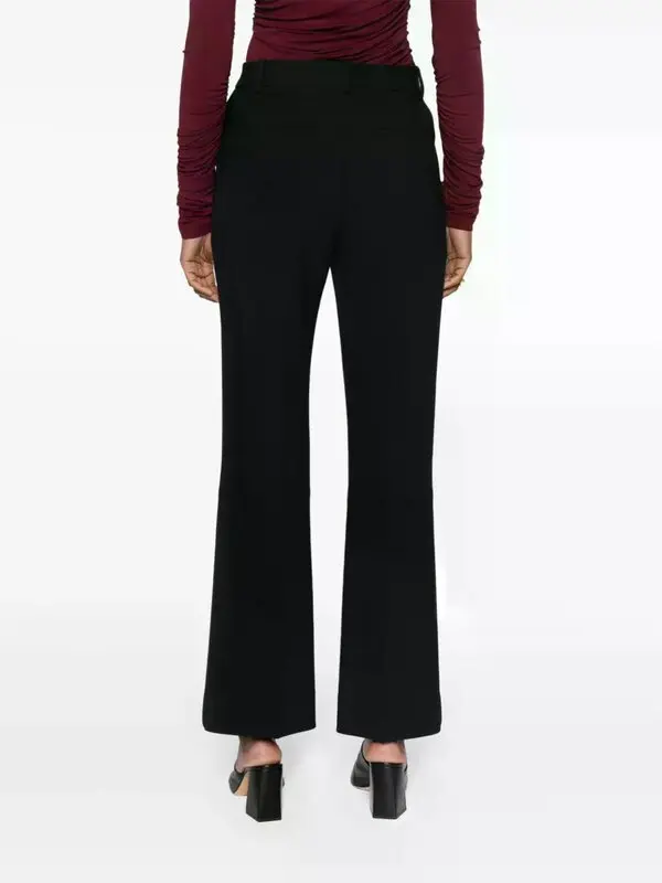 Victoria Beckham Tailored Cotton-blend Flared Trousers