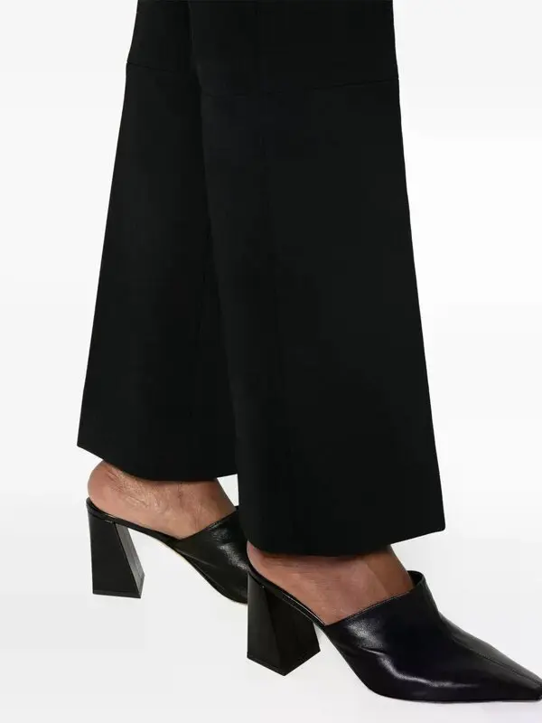 Victoria Beckham Tailored Cotton-blend Flared Trousers