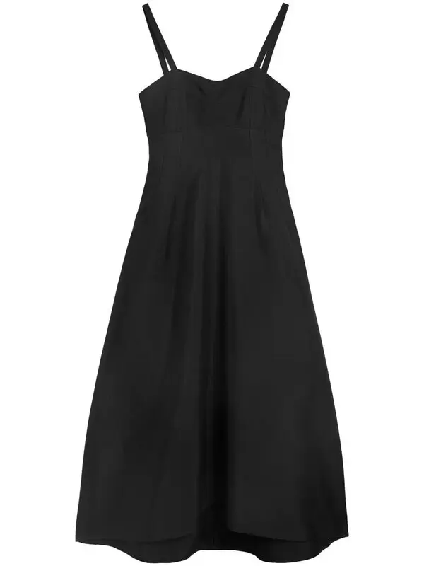 JIL SANDER Bustier-style Midi Dress