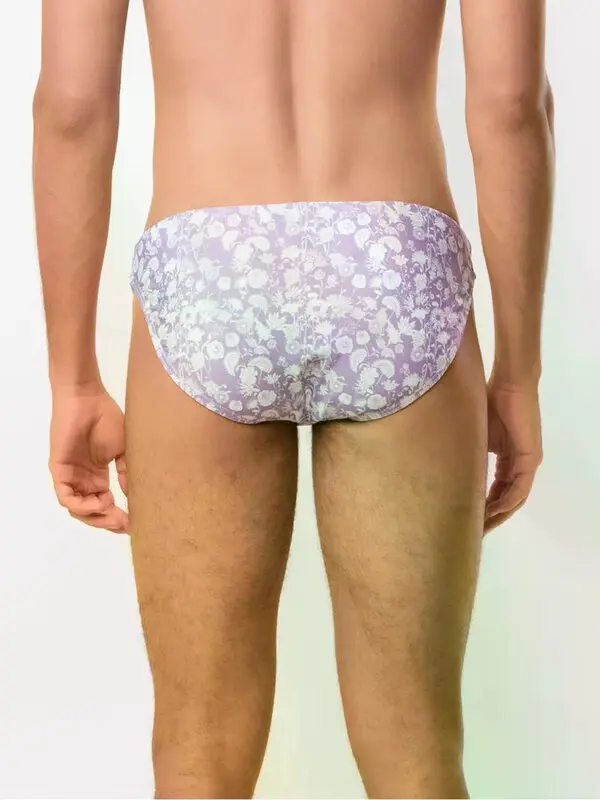 AMIR SLAMA Printed Swim Trunks