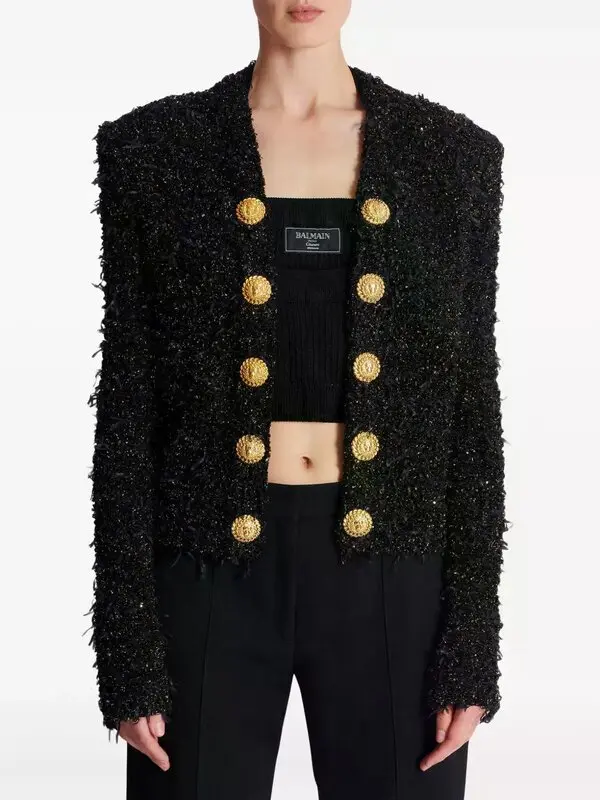 Balmain Edge-to-edge Tweed Jacket