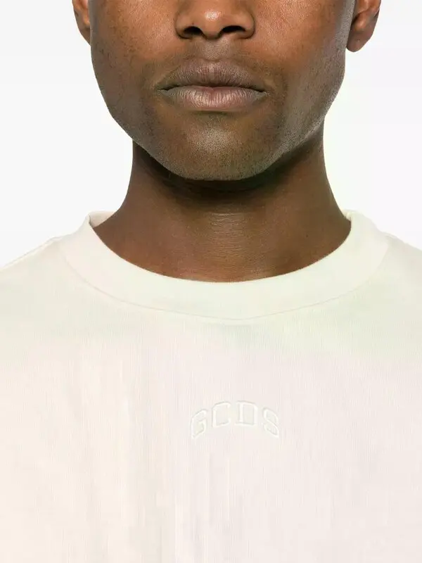 Gcds Logo-embroidered Cotton Sweatshirt