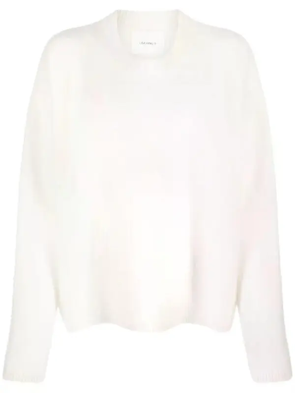 LISA YANG Cashmere Crew-neck Jumper - Neutrals