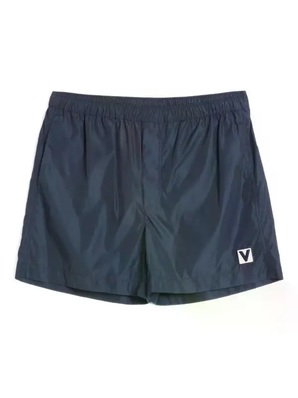 Valentino Garavani Chez Patch Swim Shorts - Blue